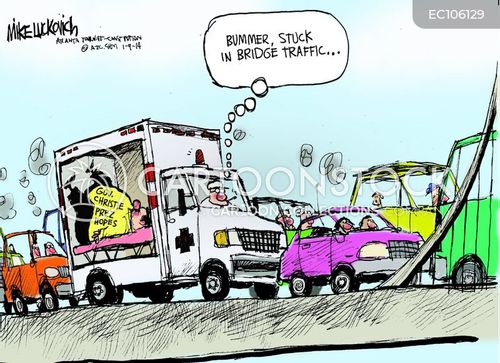 Bridge Jammer Cartoons and Comics - funny pictures from CartoonStock