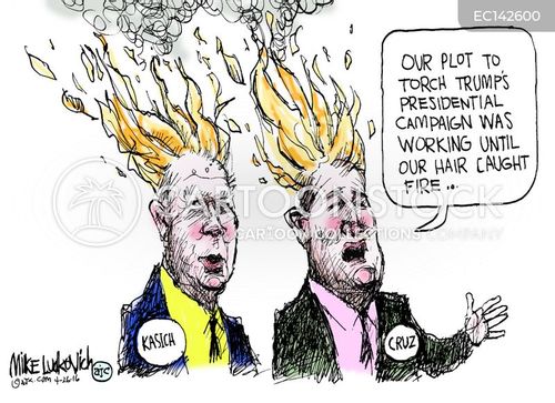 Hair On Fire Cartoons and Comics - funny pictures from CartoonStock