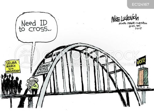 Selma Freedom March Cartoons and Comics - funny pictures from CartoonStock