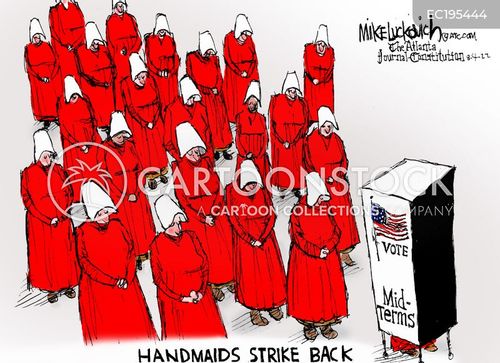 Handmaids Cartoons and Comics - funny pictures from CartoonStock