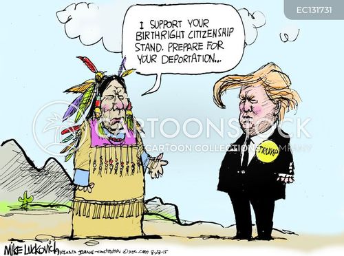 Native Citizen Cartoons and Comics - funny pictures from CartoonStock