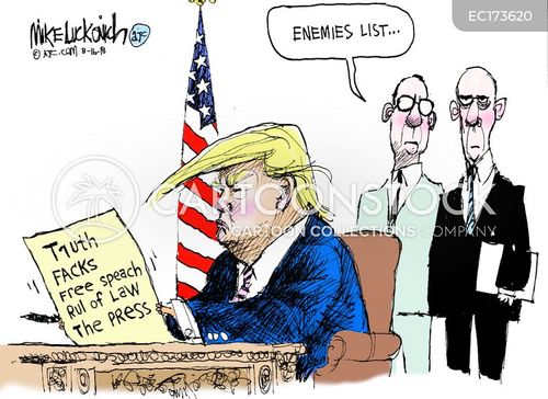 Enemies Cartoons and Comics - funny pictures from CartoonStock