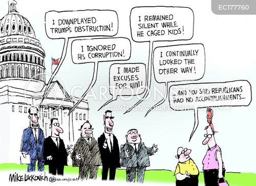 Trump Justification Cartoons and Comics - funny pictures from CartoonStock