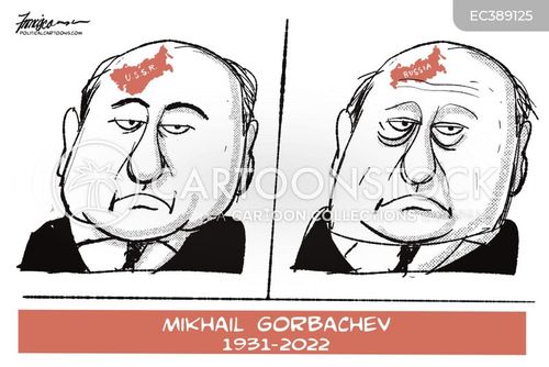 Mikhail Gorbachev Cartoons and Comics - funny pictures from CartoonStock