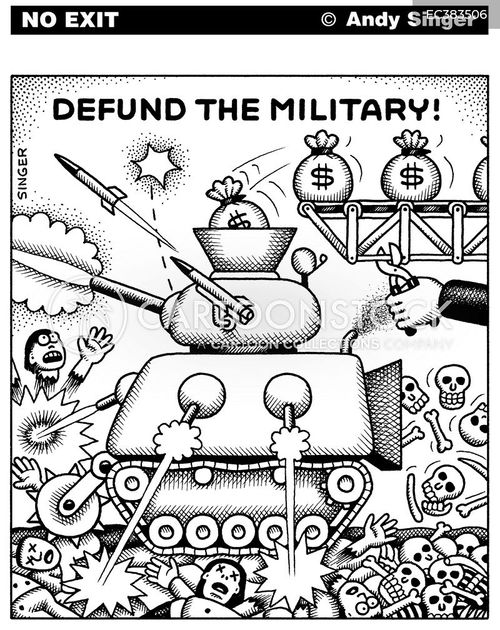 End Military Aid Cartoons and Comics - funny pictures from CartoonStock