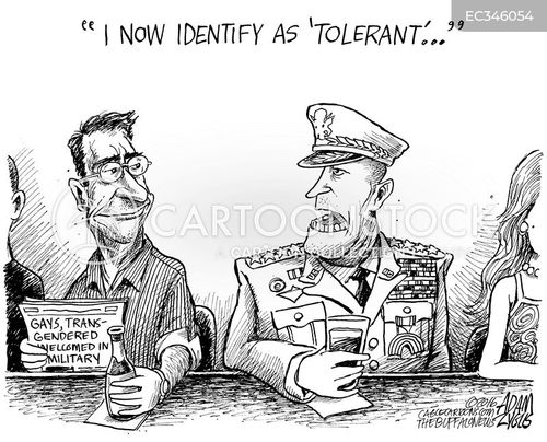 Lgbt In The Military Cartoons and Comics - funny pictures from CartoonStock