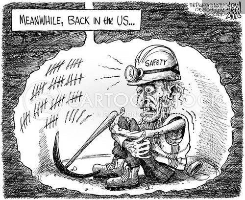 Miner Cartoons and Comics - funny pictures from CartoonStock