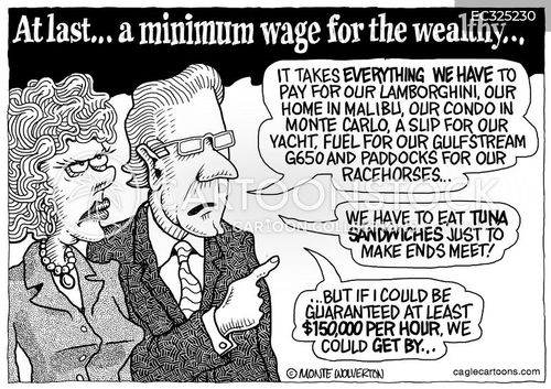 Low-wage Jobs Cartoons and Comics - funny pictures from CartoonStock