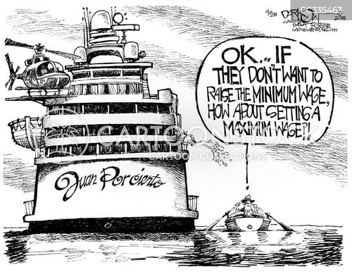 Wage Discrepancy Cartoons and Comics - funny pictures from CartoonStock