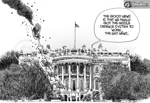 Missile Defences Cartoons and Comics - funny pictures from CartoonStock