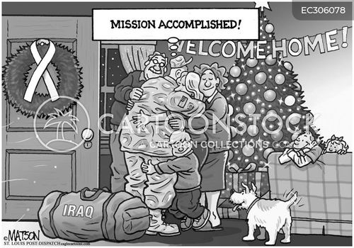 Mission Accomplished Cartoons and Comics - funny pictures from CartoonStock