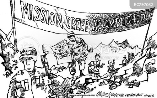 Mission Creep Cartoons and Comics - funny pictures from CartoonStock