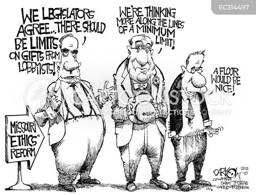 Ethical Lobbying Cartoons and Comics - funny pictures from CartoonStock