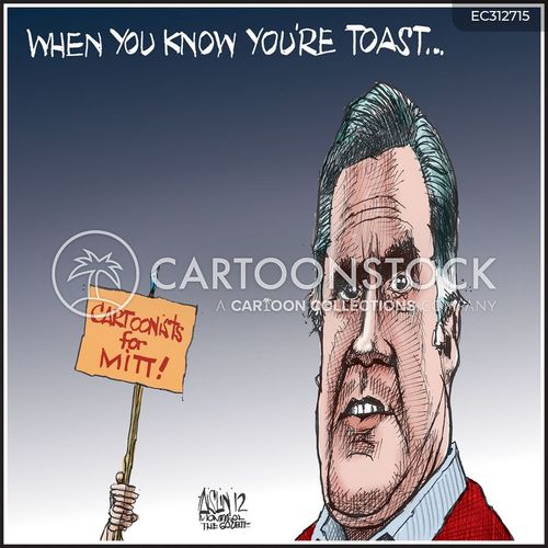 Caricatura De Mitt Romney Mitt Romney Cartoons And Comics Funny