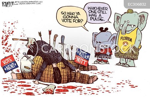 Florida Primary Cartoons and Comics - funny pictures from CartoonStock