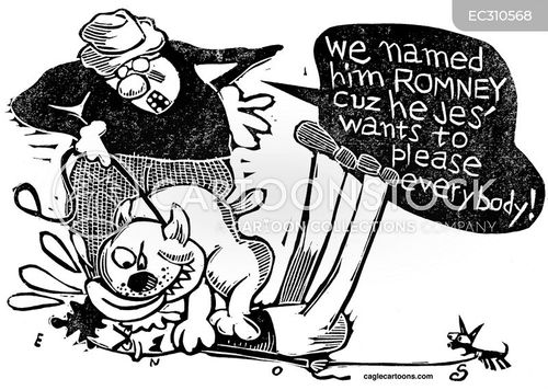Etch-o-sketch Romney Cartoons and Comics - funny pictures from CartoonStock