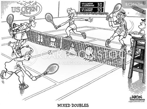 Mixed Doubles Cartoons and Comics - funny pictures from CartoonStock