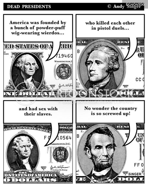 Padres Fundadores Cartoons and Comics - funny pictures from CartoonStock