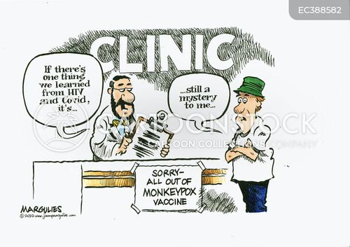 Monkeypox Vaccine Cartoons and Comics - funny pictures from CartoonStock