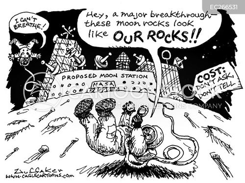 Lunar Landscape Cartoons and Comics - funny pictures from CartoonStock