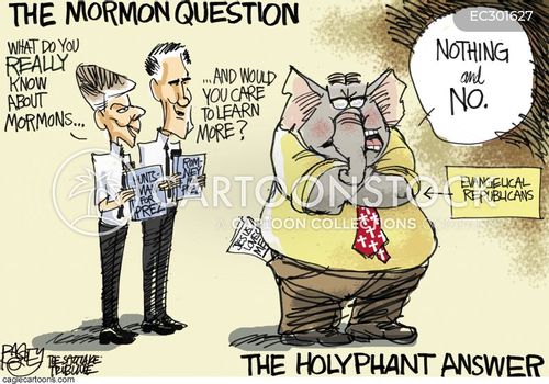 Mormon Missionaries Cartoons and Comics - funny pictures from CartoonStock