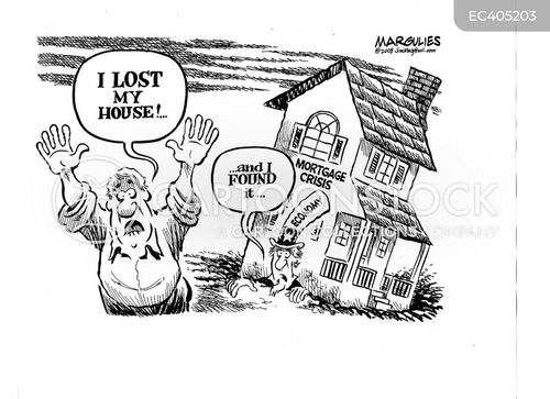 Housing Downturn Cartoons and Comics - funny pictures from CartoonStock