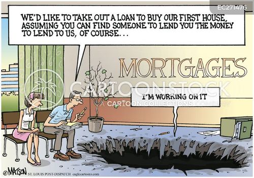 Mortgage Rate Cartoons and Comics - funny pictures from CartoonStock