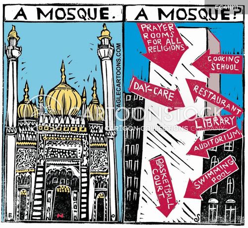 Red Mosque Cartoons and Comics - funny pictures from CartoonStock
