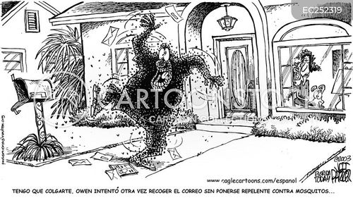 Insect Repellant Cartoons and Comics - funny pictures from CartoonStock