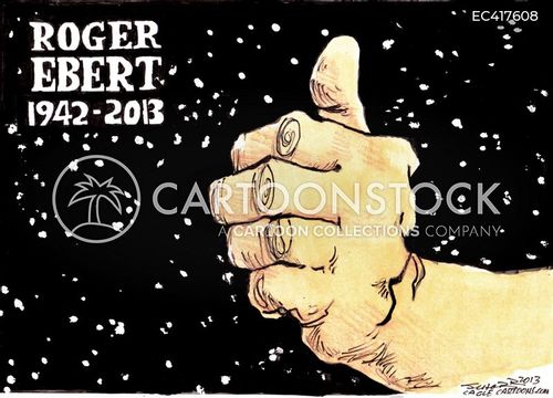 Roger Ebert Cartoons and Comics - funny pictures from CartoonStock