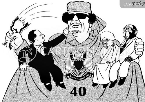 Gaddafi Era Cartoons and Comics - funny pictures from CartoonStock
