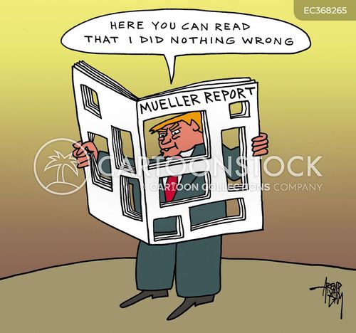 Mueller Report Cartoons and Comics - funny pictures from CartoonStock