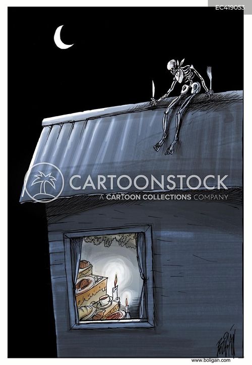 Undead Feast Cartoons and Comics - funny pictures from CartoonStock