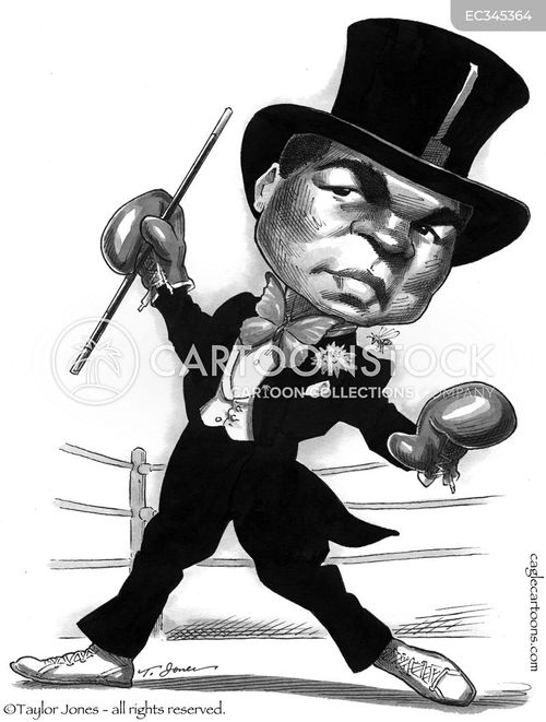Boxing Hero Cartoons and Comics - funny pictures from CartoonStock