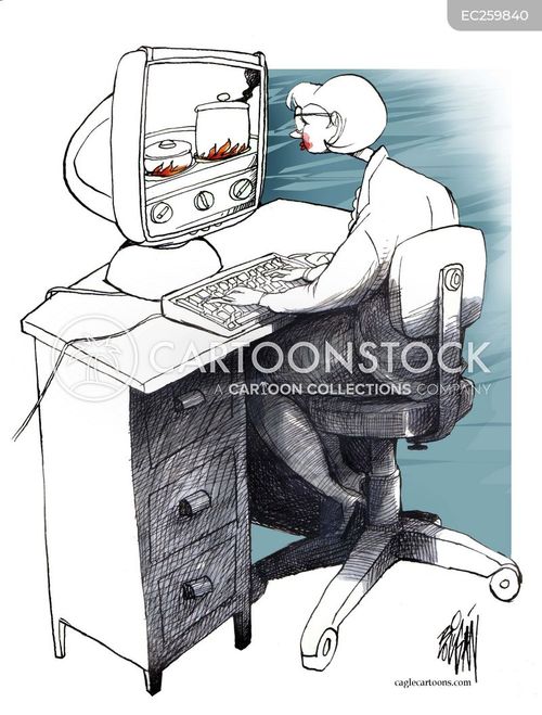 Women At Work Cartoons and Comics - funny pictures from CartoonStock