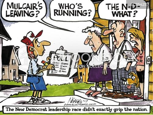 Ndp Leader Cartoons and Comics - funny pictures from CartoonStock