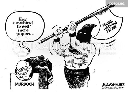 Phone Hacking Probe Cartoons and Comics - funny pictures from CartoonStock