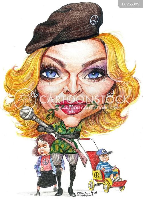 Madonna Cartoons and Comics - funny pictures from CartoonStock