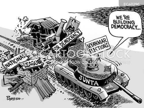 Historic Election In Myanmar Cartoons and Comics - funny pictures from ...