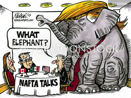 Nafta Cartoons and Comics - funny pictures from CartoonStock