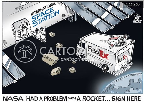 Lunar Shipments Cartoons and Comics - funny pictures from CartoonStock