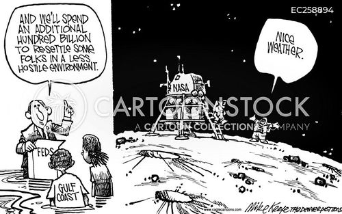 Nasa Moon Cartoons and Comics - funny pictures from CartoonStock