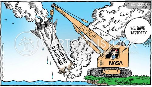 Spacex Rocket Cartoons and Comics - funny pictures from CartoonStock