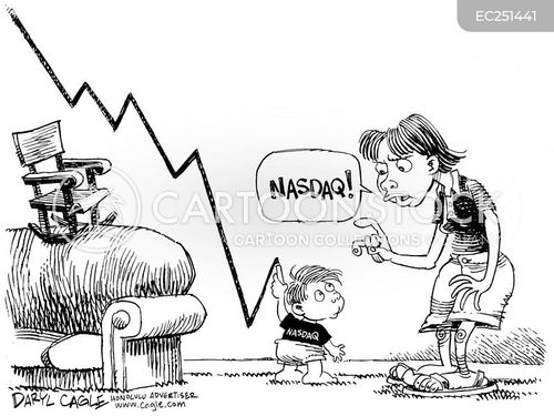 Nasdaq Index Cartoons and Comics - funny pictures from CartoonStock
