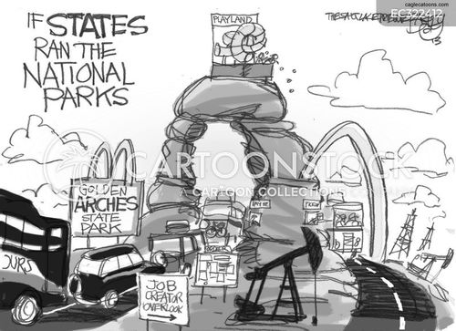 U.s. National Parks Cartoons and Comics - funny pictures from CartoonStock