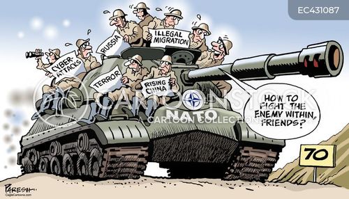 Enemy Within Cartoons and Comics - funny pictures from CartoonStock