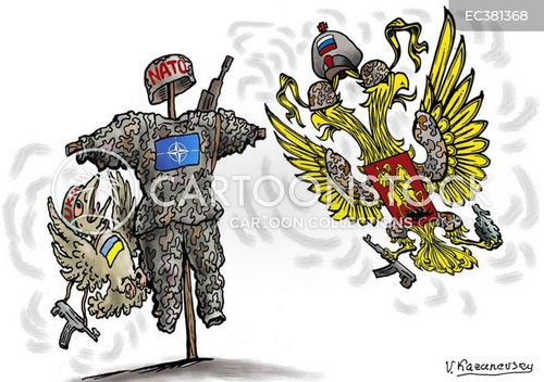 Defence Pact Cartoons and Comics - funny pictures from CartoonStock