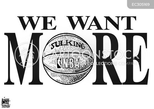 Nba Season Cartoons and Comics - funny pictures from CartoonStock