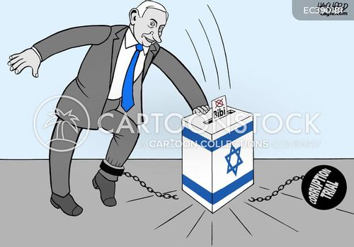 Netanyahu Wins Cartoons and Comics - funny pictures from CartoonStock