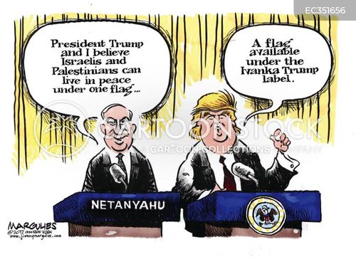 Trump-netanyahu Cartoons and Comics - funny pictures from CartoonStock